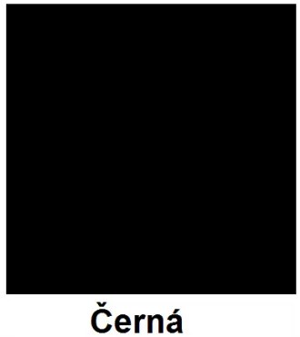 Arkos Šatní skříň Marika 120 Kombinace barev: Černá + bílá