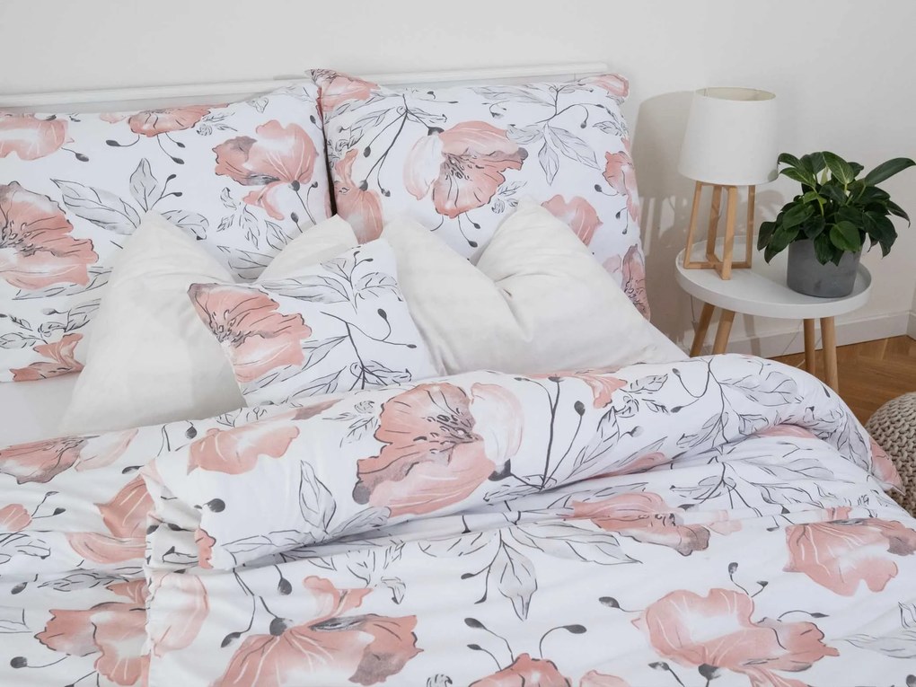 MK Lůžkoviny Francouzské povlečení Mako jersey – Elodie 220 × 200 cm, 2ks 70 x 90 cm