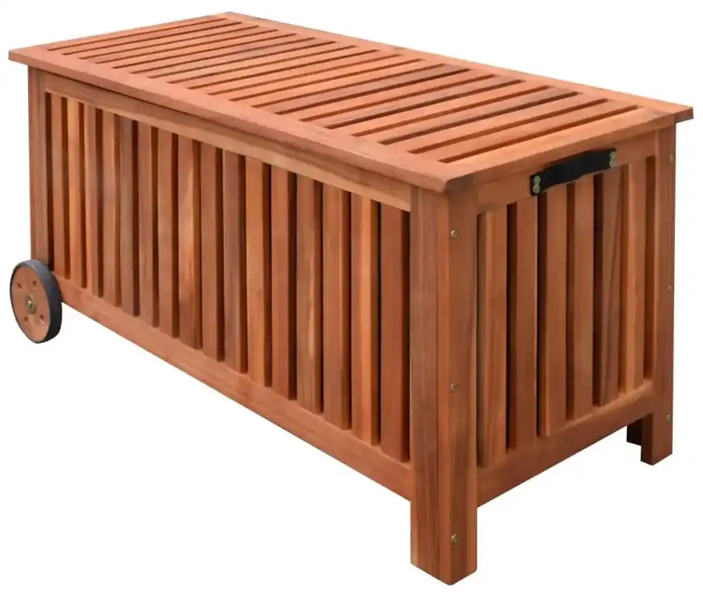 41772 vidaXL Zahradní úložný box 118 x 52 x 58 cm dřevěný | BIANO