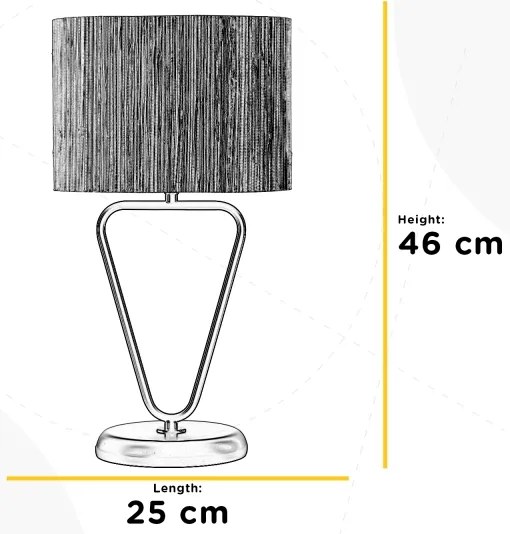 ONLI - Stolní lampa MADU 1xE27/22W/230V 46 cm