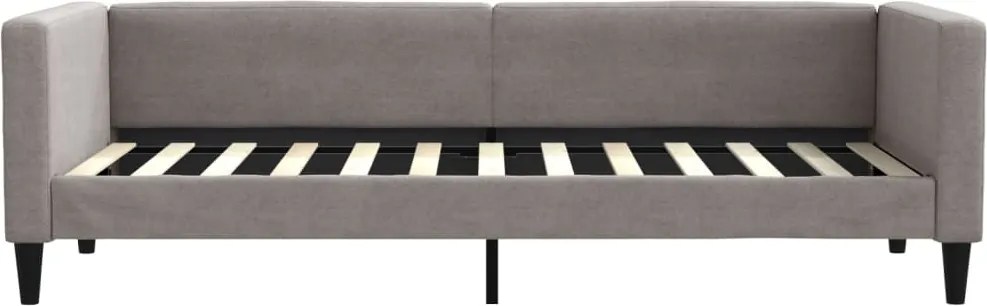 Válenda s přistýlkou a zásuvkami taupe 80 x 200 cm textil 3196612