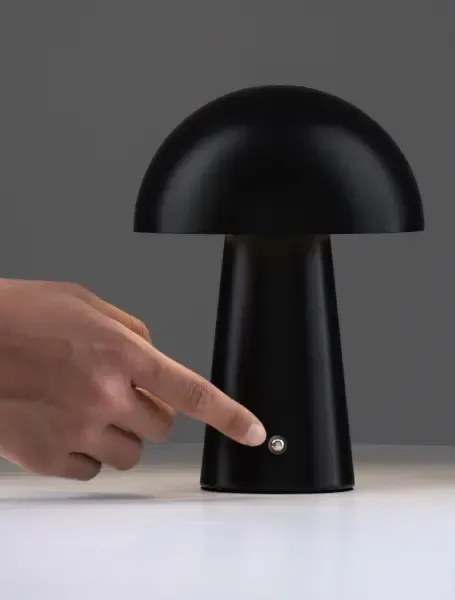 Designová stojací lampa Ande Černá