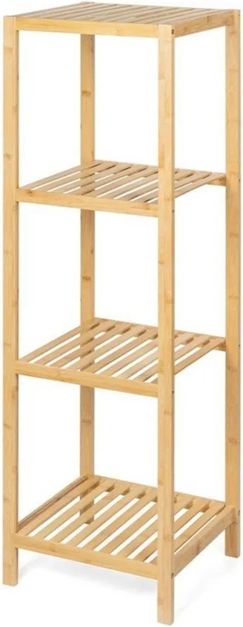 Bambusový koupelnový regál v přírodní barvě 37x110 cm Skaren – Bonami Essentials