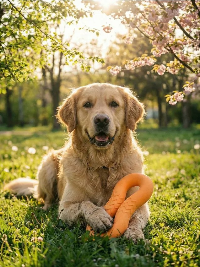 Sinsay - Gumová hračka pro psa - oranžová