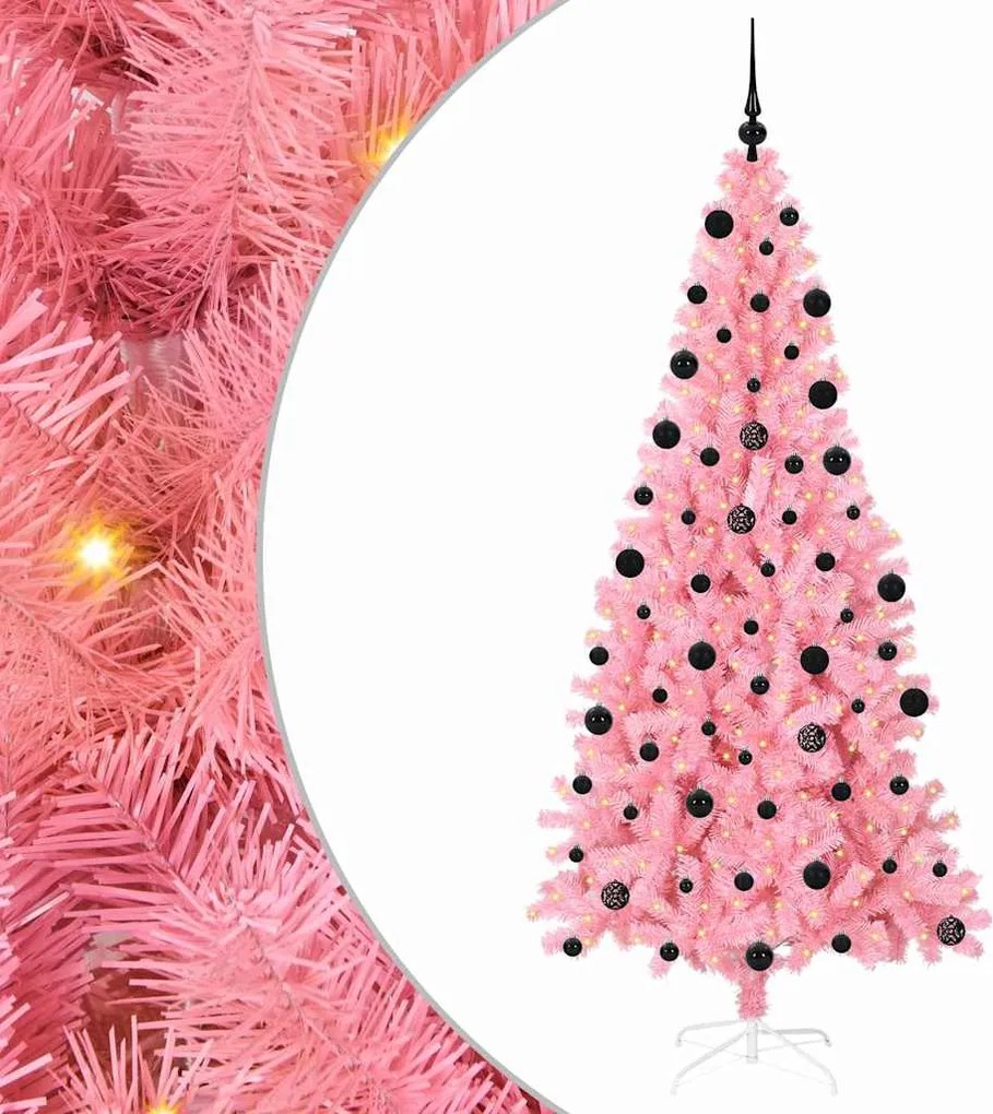Vánoční stromeček Růžová 210 cm PVC 3396439
