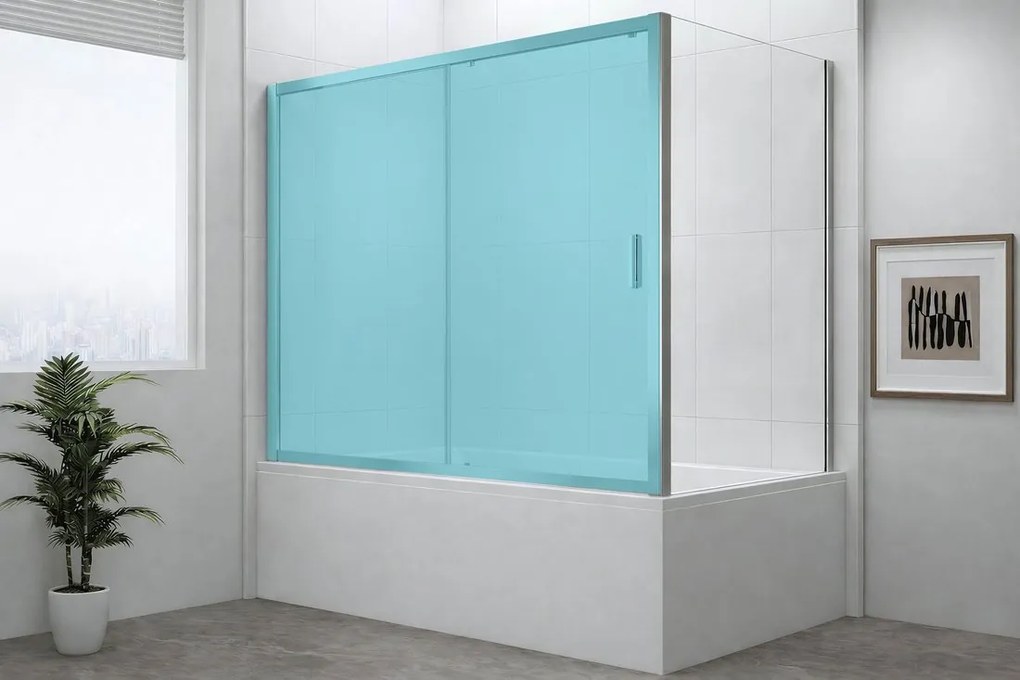 Polysan DEEP sprchová boční stěna 80 x 165 cm chrom čiré sklo MD3216