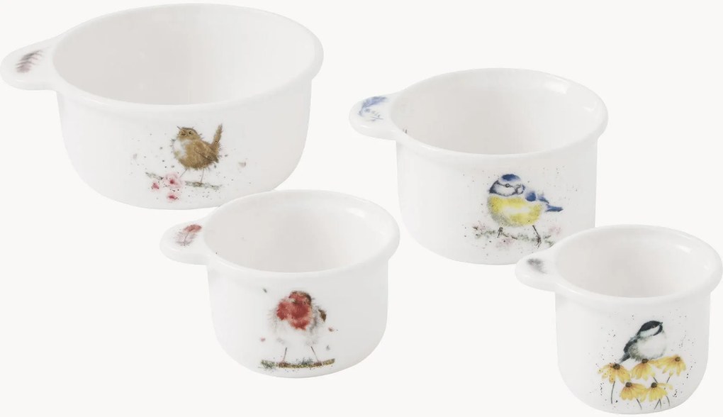 Sada odměrek z kostního porcelánu Royal Worcester, 4 díly