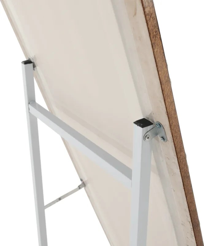 Designové zrcadlo, hnědá, PANTOS