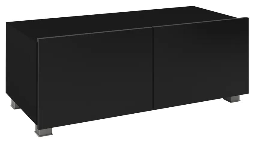 Televizní stolek 100 Rhodes Barevné provedení CALABRINI: Černá