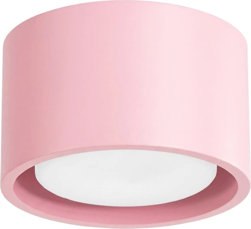 Sollux Lighting Stropní svítidlo MODO 1 růžové GX53
