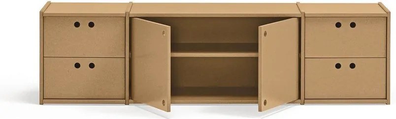 TV stolek v přírodní barvě 157x42x40 cm Wally – Teulat