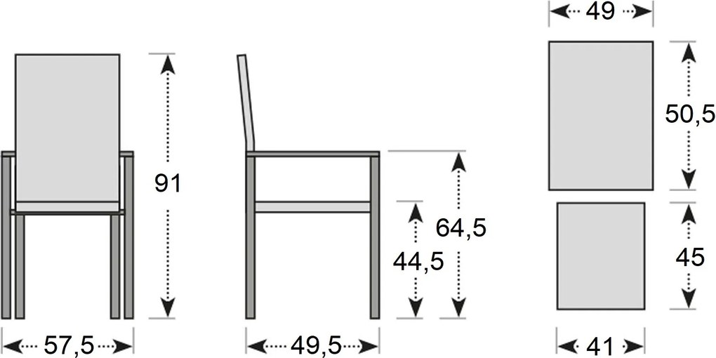 Doppler TAMAN 9 FSC - zahradní stohovací teakové křeslo - Rozbalené zboží (N518)