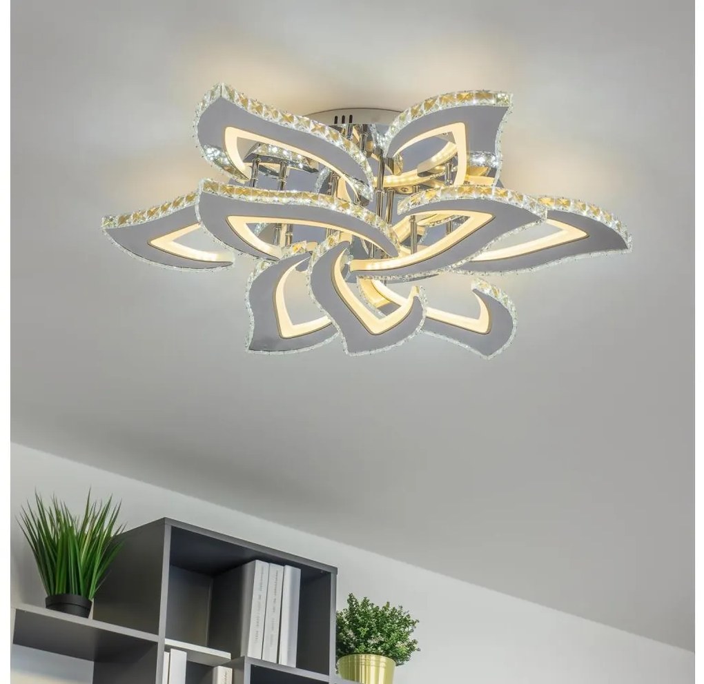 Brilagi - LED Stmívatelný přisazený lustr TWIST LED/180W/230V 3000-6500K + DO
