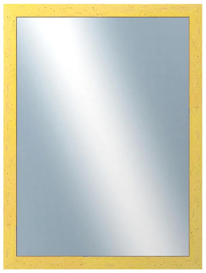 DANTIK - Zarámované zrcadlo - rozměr s rámem cca 60x80 cm z lišty RETRO žlutá (2533)