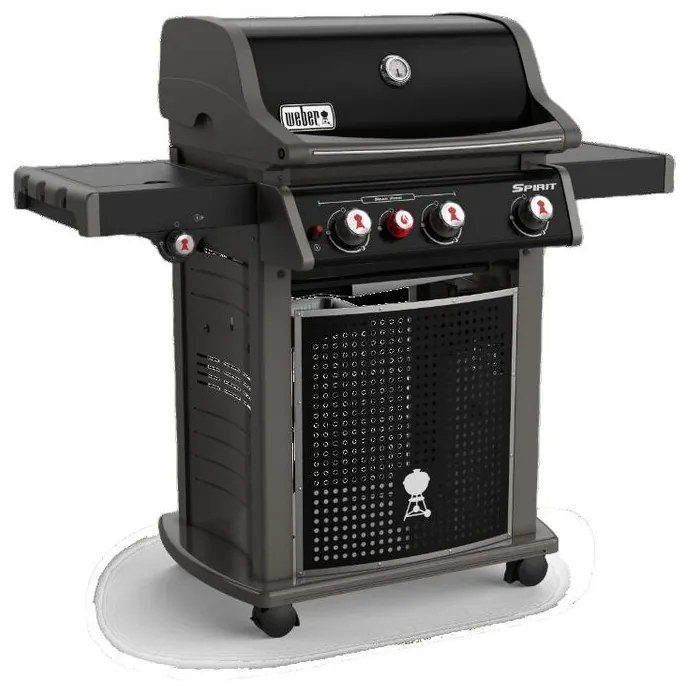 Weber Spirit Classic Plynový gril E-330, 3 hořáky, grilovací plocha: 61 × 45 cm, 9,38 + 3,5 kW