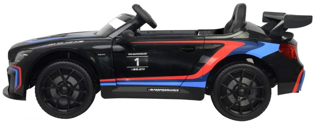 HračkyZaDobréKačky Elektrické autíčko BMW M6 GT3 černé