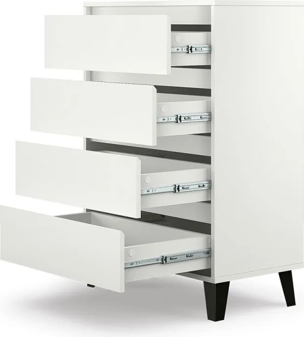 Komoda Borg 4s/70 bílá