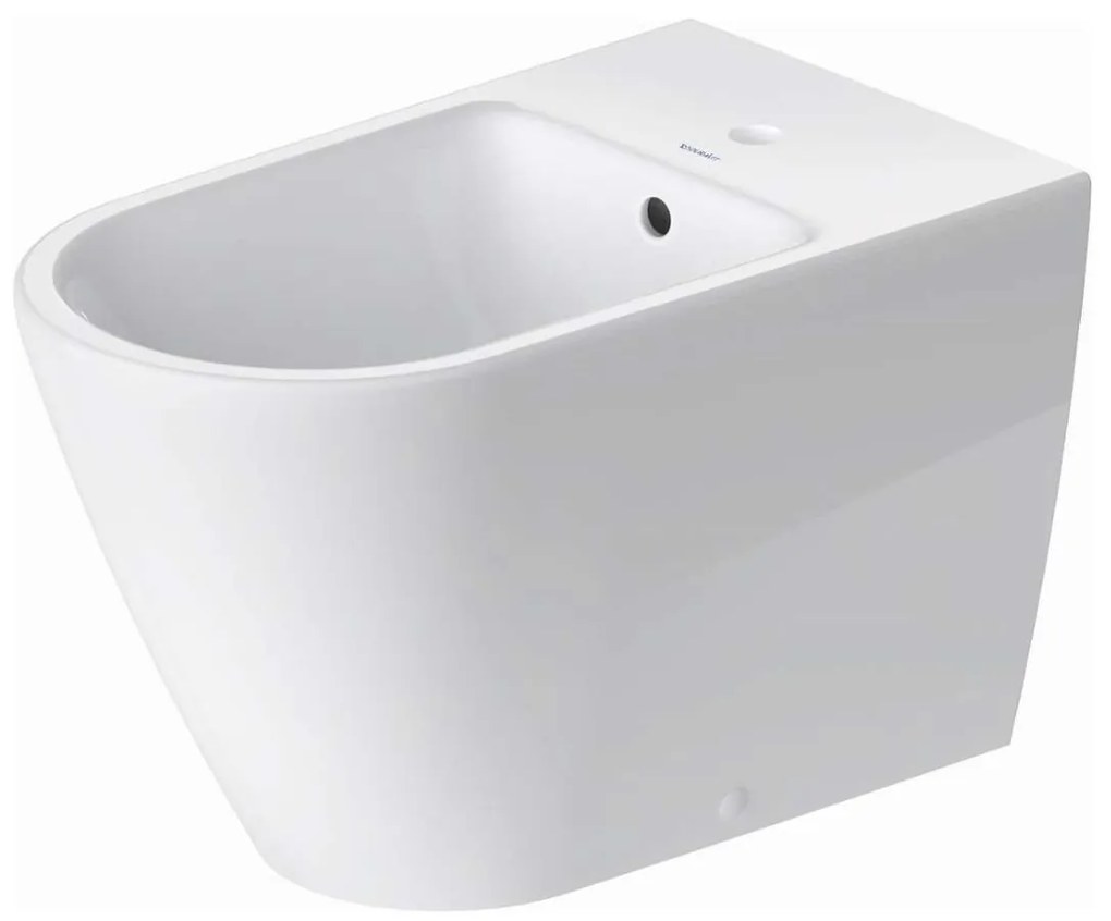 Duravit D-Neo - Stojící bidet, s přepadem, otvor pro baterii, bílá 2294100000