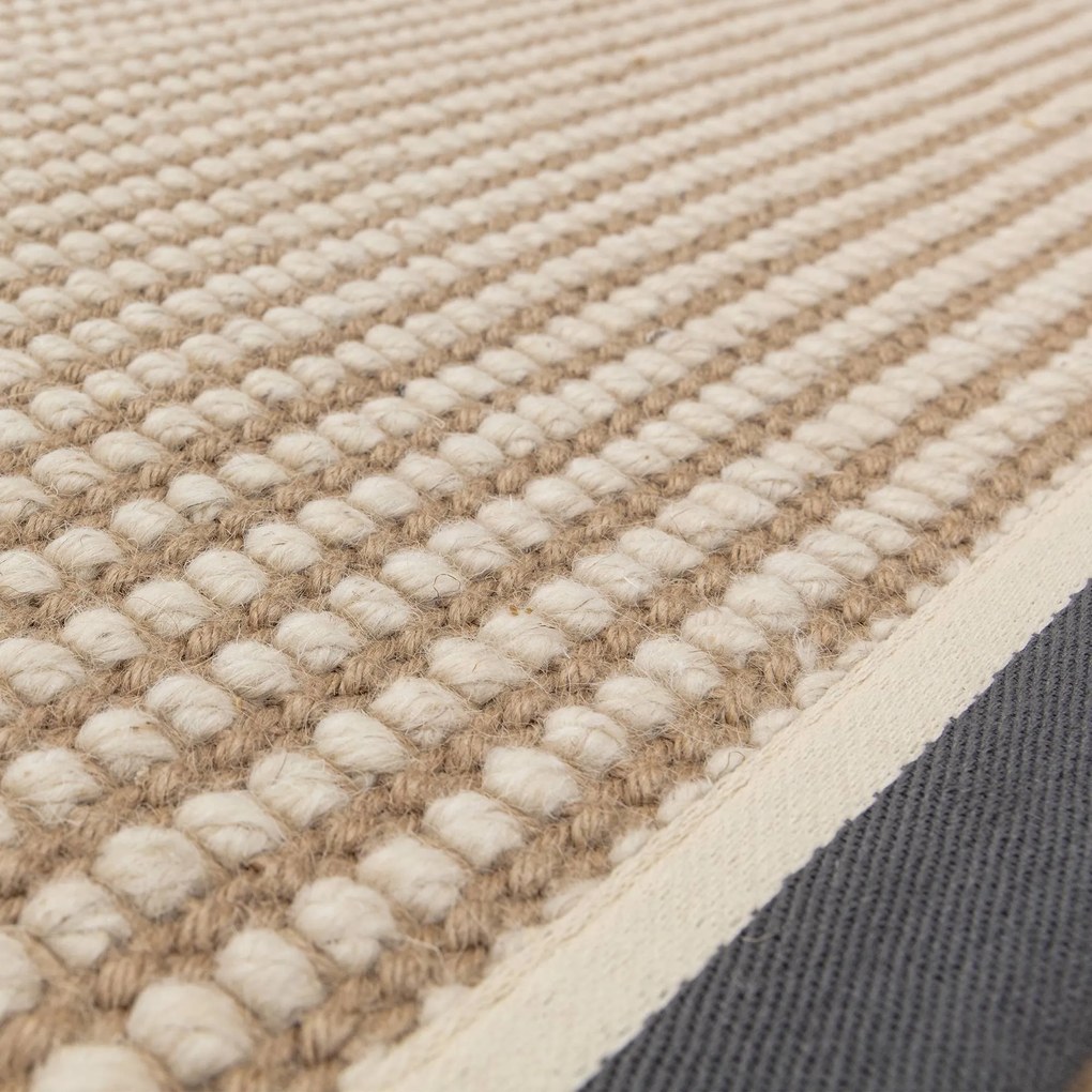 Tribeca Design Kusový koberec Ministry Loop Slate Cream Rozměry: 200x290 cm