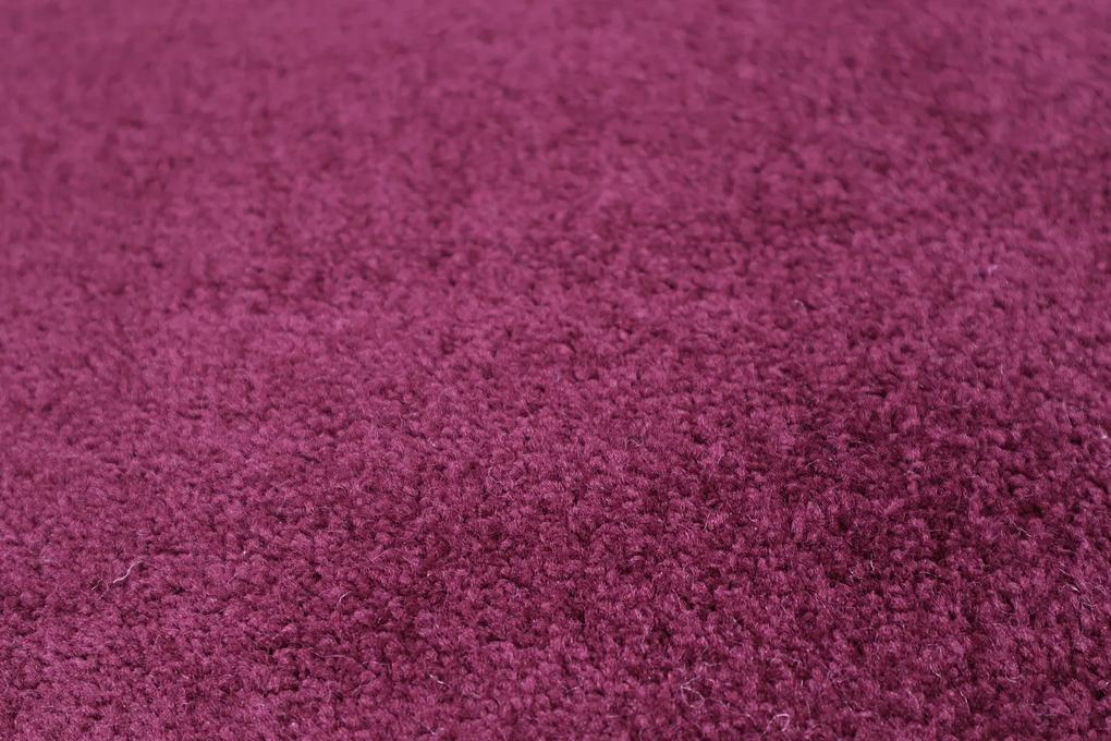 Vopi koberce Kusový koberec Eton fialový 48 kruh - 160x160 (průměr) kruh cm