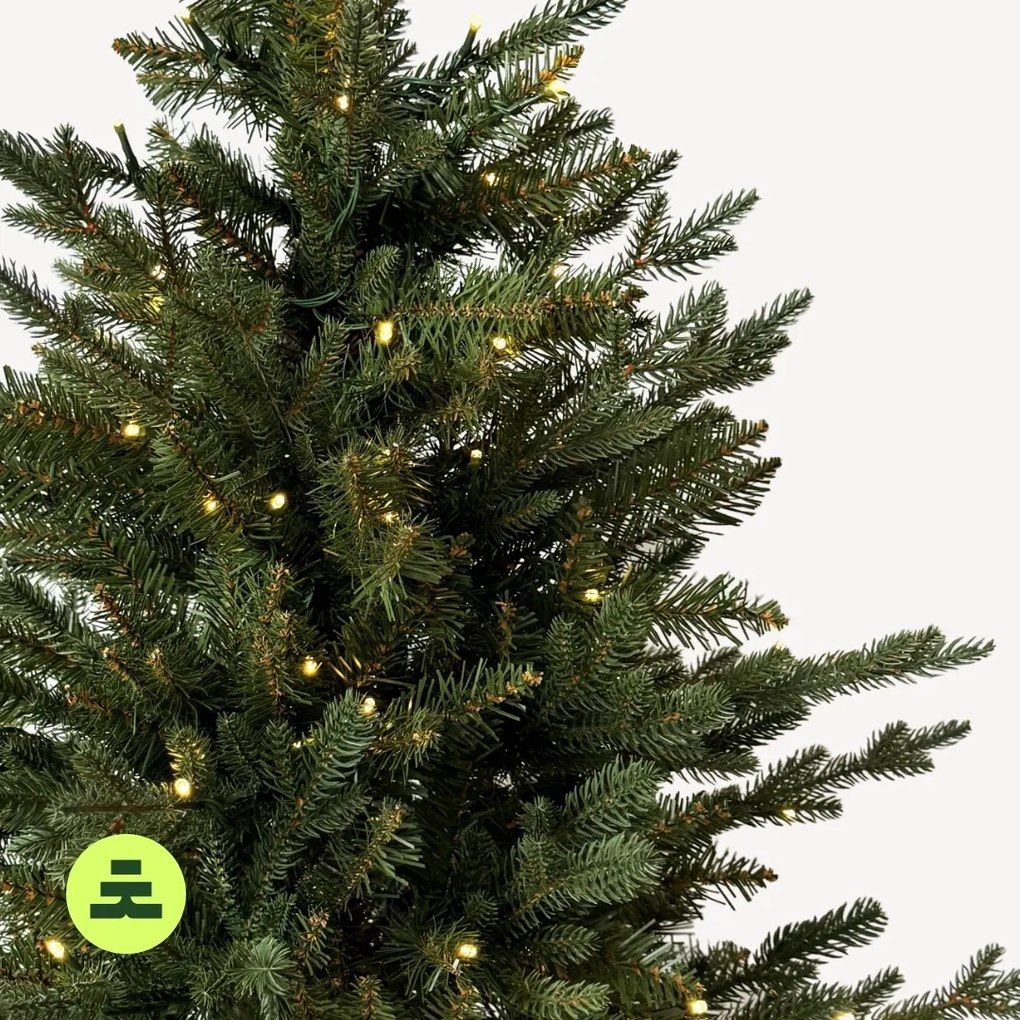 Smrk Přírodní 100 LED 90 cm