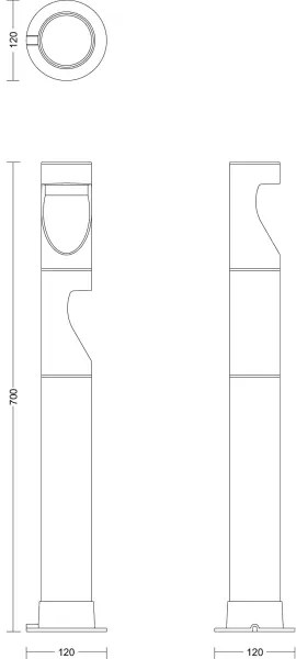 Philips - SADA 3x LED Venkovní lampa GARDENLINK DESI LED/1,5W/230V 2700K IP44
