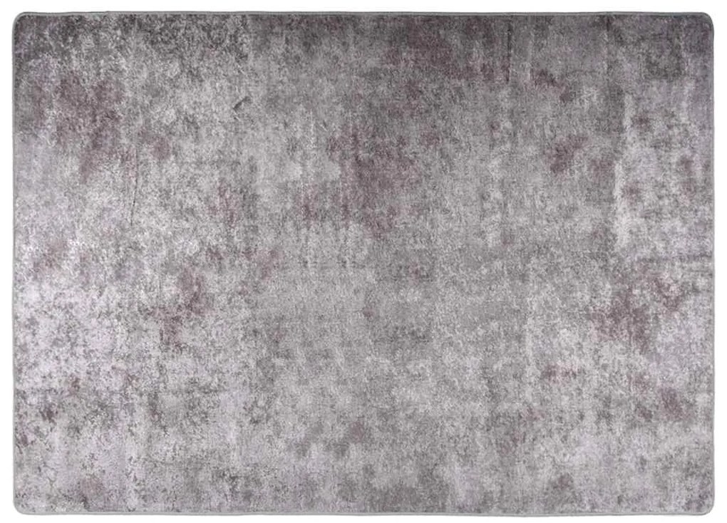 Koberec pratelný 120 x 180 cm šedý 337960
