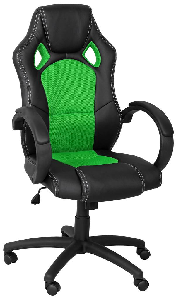 Kancelářská židle  Hawaj MX Racer | zeleno-černá