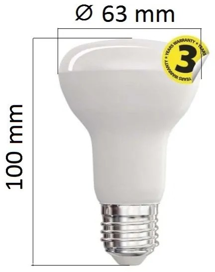 LED žárovka E27 10W 806lm R63, denní, ekvivalent 60W POSLEDNÍ 1KS