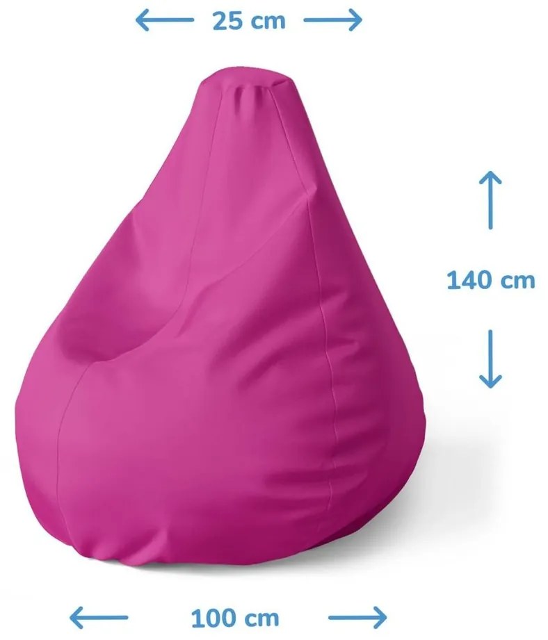 Sedací vak Pear námořní modrá, tmavě modrá