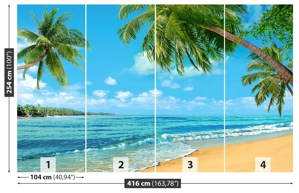 Fototapeta oceán pláž 104x70