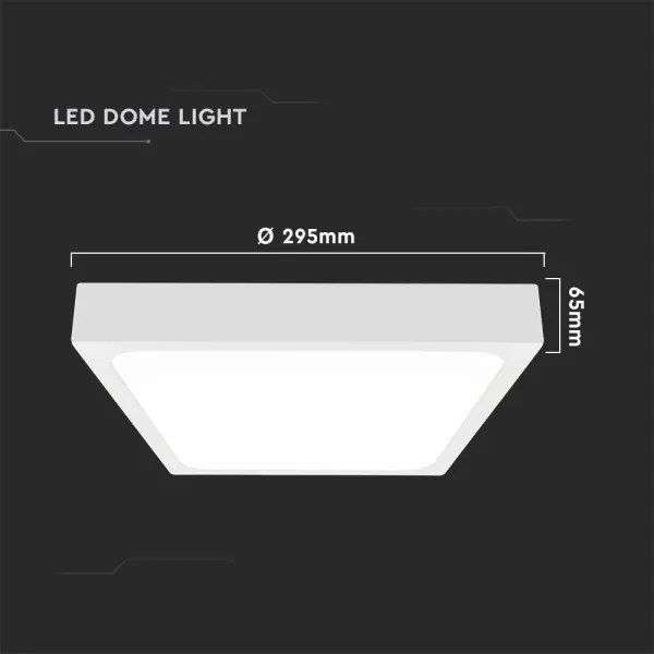 LED Koupelnové stropní svítidlo se senzorem LED/24W/230V 4000K IP44 bílá