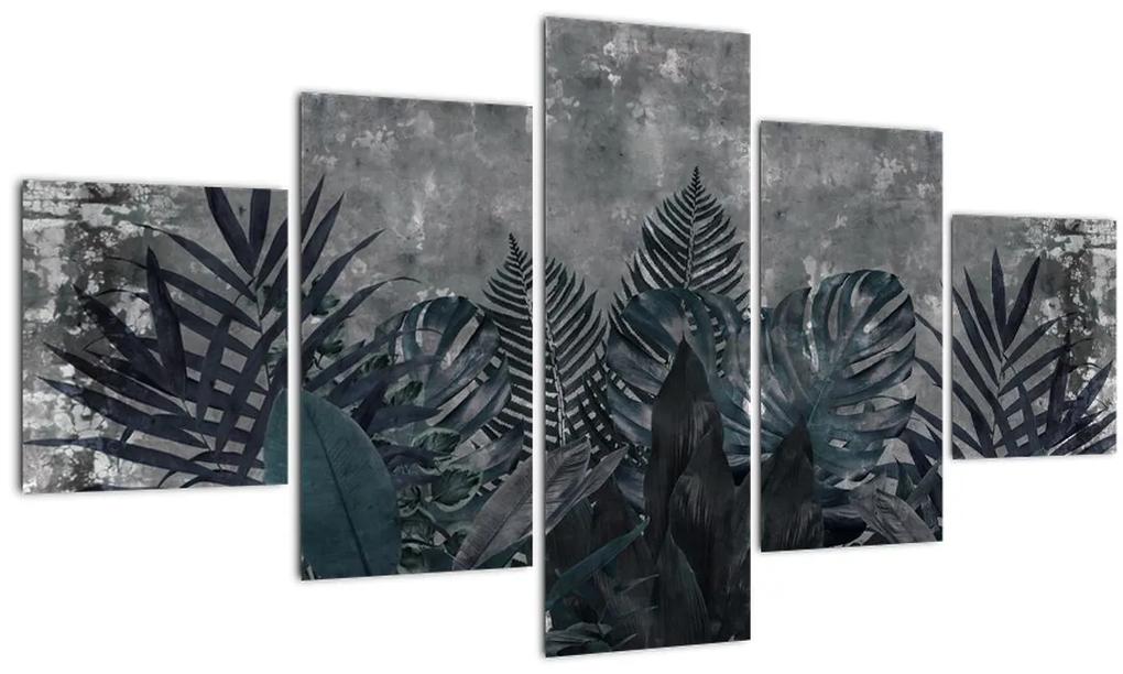 Obraz - Palmové listy (125x70 cm)