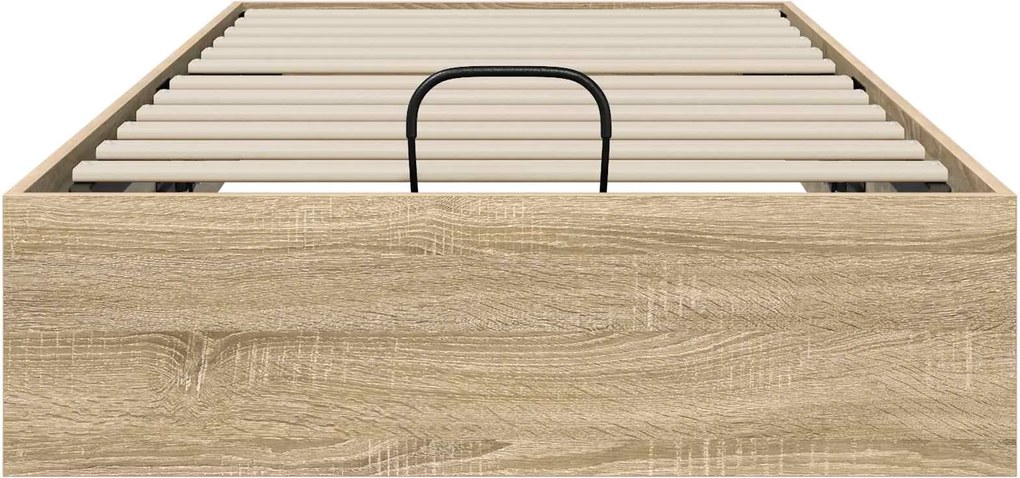 Ottoman postel Sonoma dub 193 x 90 x 25 cm Dřevěný materiál 3409295