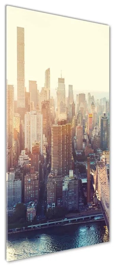 Wallmuralia Fotoobraz na skle Nový York 50x125 cm