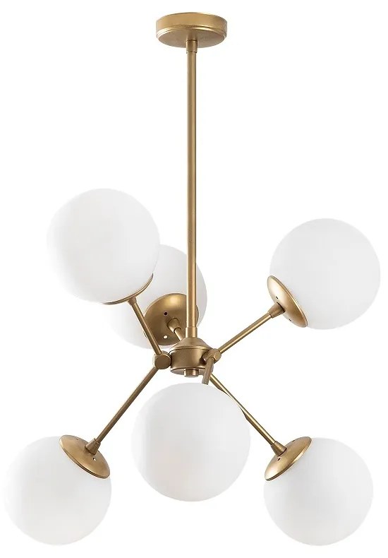Designový lustr Abiba 55 cm zlatý