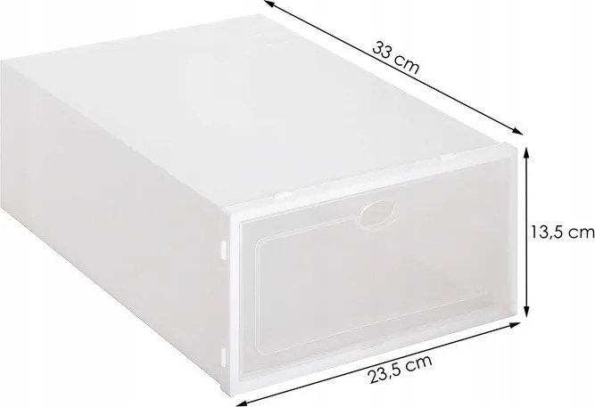 Úložný box 23x33x13 cm, průhledný SPRINGOS HA3008