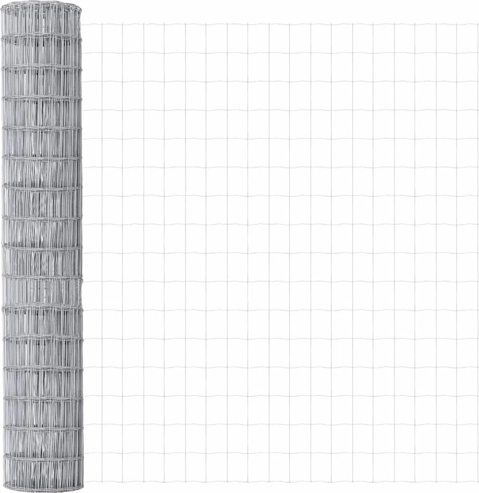 Evropský plot se hroty 10 x 1,6 m Pozinkovaná ocel Stříbrná 3350747