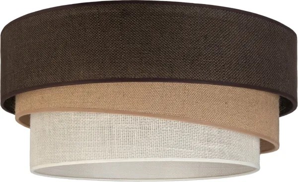 Brilagi - Stropní svítidlo TRIO 1xE27/60W/230V pr. 40 cm hnědá/béžová/bílá