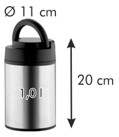 Termoska na potraviny CONSTANT 1,0 l, nerez