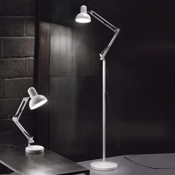 Ideal Lux - Stolní lampa 1xE27/40W/230V bílá
