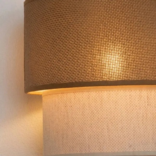 BRILAGI - LED Nástěnné svítidlo BOHO ECO 1xE27/10W/230V béžová/krémová