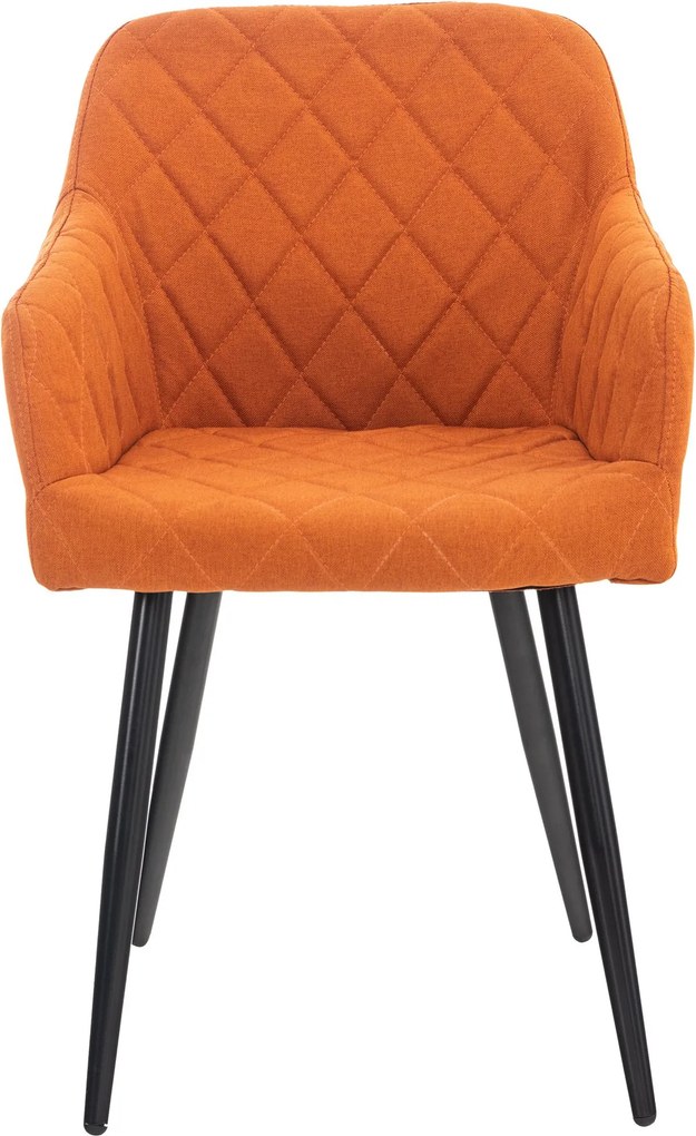 Jídelní židle Shila látka – oranžová