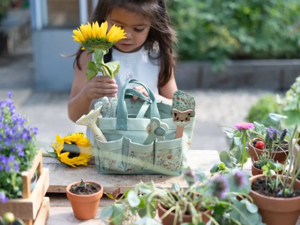 Little Dutch Dárková sada zahradnických potřeb Forest Friends