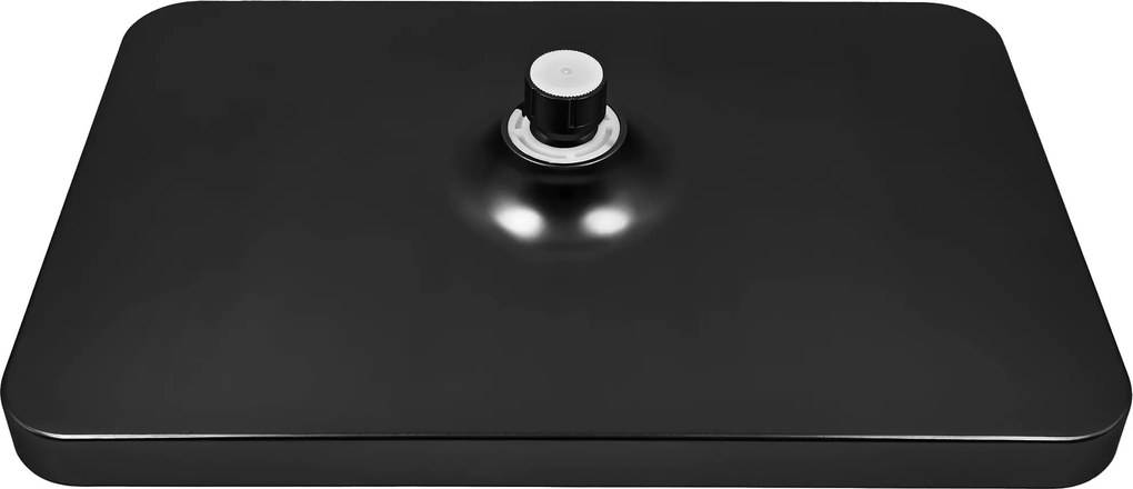 Rea Rea, obdélníková dešťová sprcha 380x210 mm, JS-032, černá matná, REA-P0393