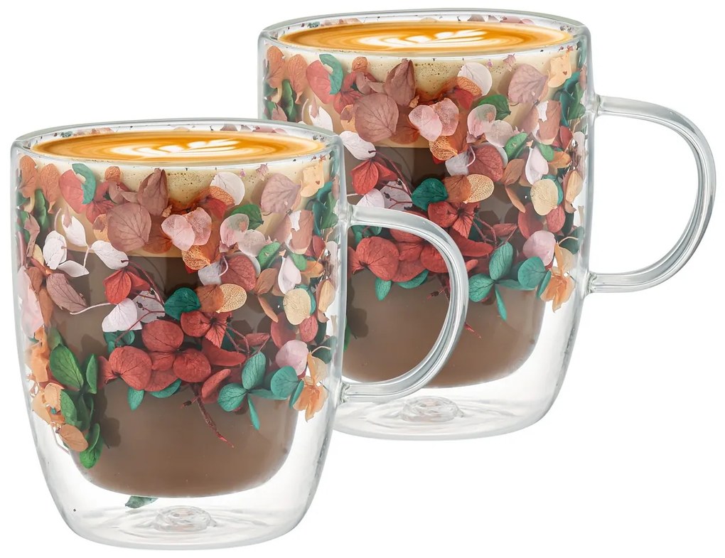 4Home Termo sklenice Bloom Hot&Cool 400 ml, 2 ks
