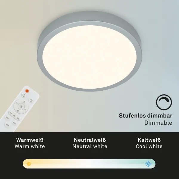 Briloner 3701-014 - LED Stmívatelné stropní svítidlo RUNA LED/18W/230V + DO