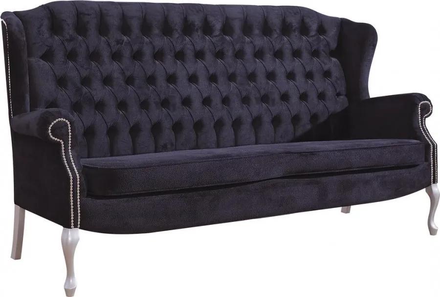 Casarredo - Komfort nábytek Trojmístná pohovka OLIVER kůže | barva: moření 01 bílá,potah: kůže Cappuccino