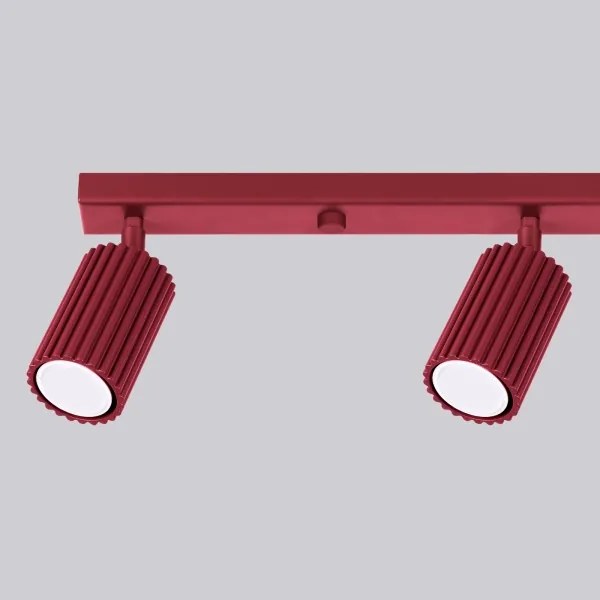 Brilagi - LED Bodové svítidlo CRESTO 4xGU10/10W/230V burgundy