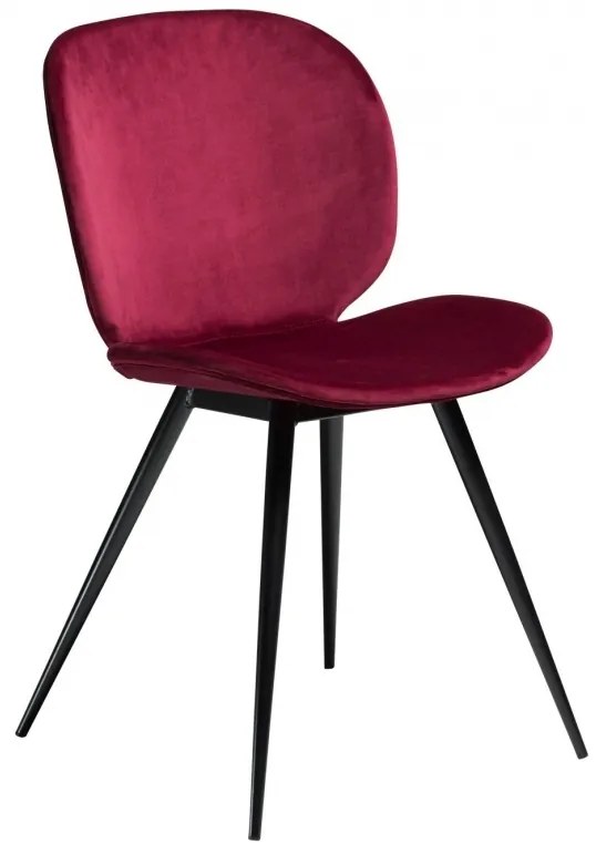 Židle DanForm Cloud, samet, červená